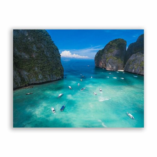 Постер, плакат на бумаге / Природа Таиланда - Пейзаж / Размер 80 x 106 см