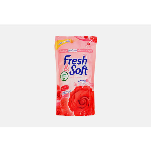 Кондиционер для белья парфюмированный сменный блок Fresh&Soft Morning Kiss Lion 600 мл.