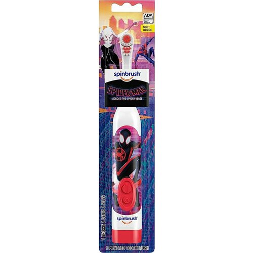 Зубная щетка детская электрическая Человек-паук Спайдермен Spinbrush Spiderman Battery Powered Toothbrush