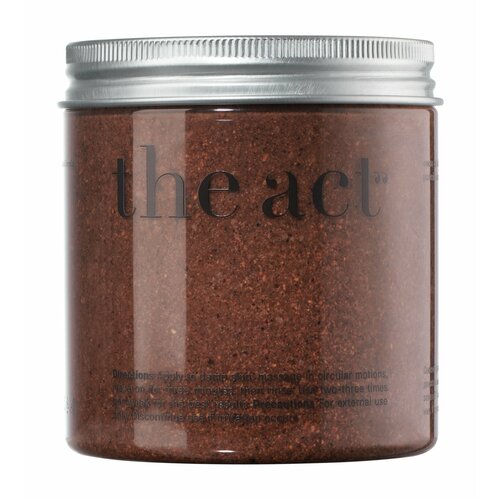 THE ACT Скраб для тела кофейный с ароматом шоколада, 300 г