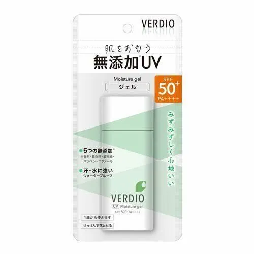 Водостойкий увлажняющий солнцезащитный гель OMI BROTHER Verdio для лица и тела SPF50+ PA++++ 80 гр. / солнцезащитный крем / крем spf 50 солнцезащитный / Япония