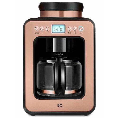 Капельная кофеварка со встроенной кофемолкой BQ (CM7001) Черный-Розовое Золото