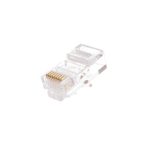 Коннектор NETLAN RJ45/8P8C под витую пару, Кат.6, неэкранированный, 100 шт.