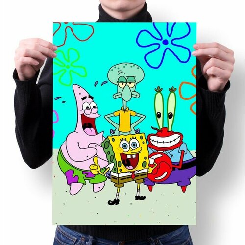 Плакат Губка Боб, SpongeBob №18, А1
