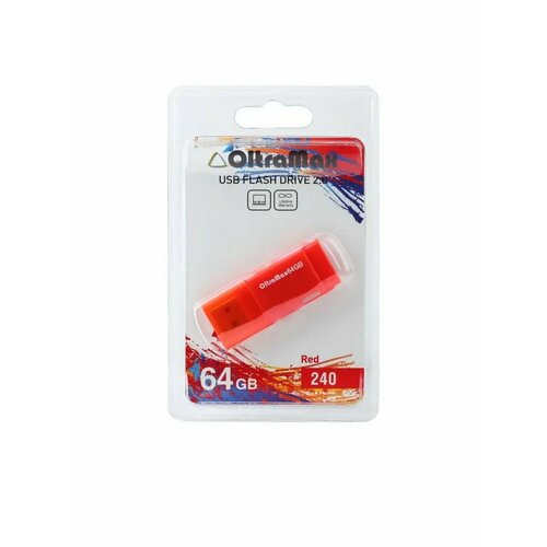 USB флеш накопитель OM-64GB-240-красный