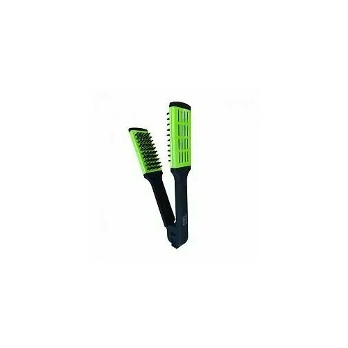 Расческа зажимная Keratin Tools зеленая для кератинового выпрямления волос, ботокса , укладки