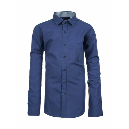 Школьная рубашка Imperator, размер 128-134, синий