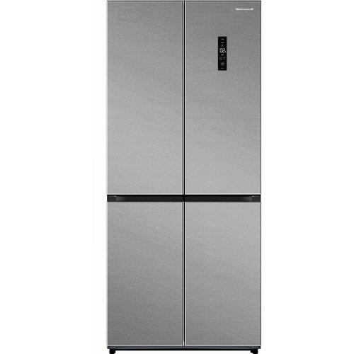 Отдельностоящий холодильник с инвертором Weissgauff WCD 450 XNF Built-in с зоной свежести, 3 года гарантии, антибактериальный модуль, полный Full No Frost, большой объем 446 литров, Технология Multi Air Flow, суперохлаждение, суперзаморозка
