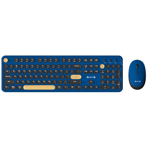 Клавиатура + мышь AULA AC306 Royal Blue-Black