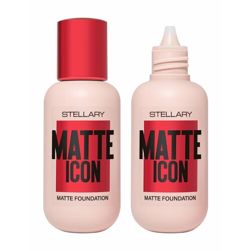 STELLARY Тональный крем Matte Icon Foundation матирующий, 35 мл, 03 Натурально-бежевый