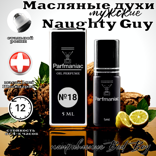 Духи мужские масляные №18 Naughty Guy Parfmaniac 5 мл