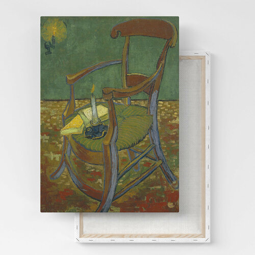 Картина на холсте, репродукция / Ван Гог - Кресло Гогена / Размер 30 x 40 см