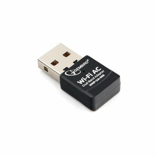 Сетевой двухдиапазонный Wi-Fi мини USB-адаптер Gembird WNP-UA-008 16508 .