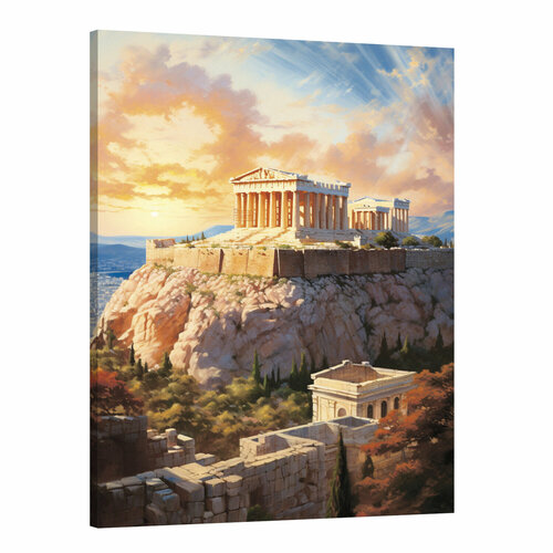 Интерьерная картина 50х70 "Священные места Греции"