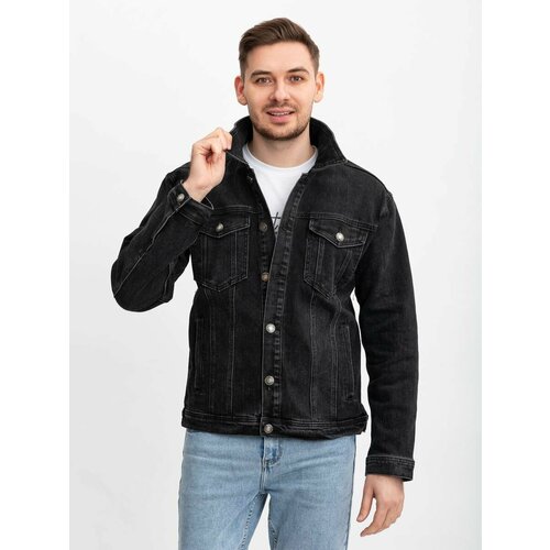 Джинсовая куртка RM shopping, размер 2XL, черный