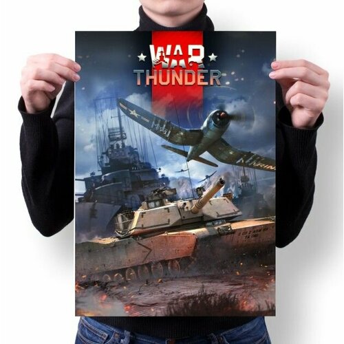 Плакат War Thunder, Вар тандер №1, А4
