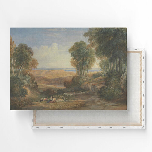 Картина на холсте, репродукция / Дэвид Кокс - The Junction of the Severn / Размер 30 x 40 см