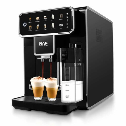 Автоматическая умная кофемашина "R118" от бренда "RAF" - это сочетание стиля и функциональности, с ней вы сможете ежедневно наслаждаться любимым напиткоми на протяжении многих лет.