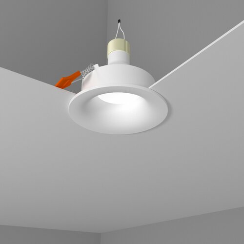 Встраиваемый светильник Interiorlight Кратер белый