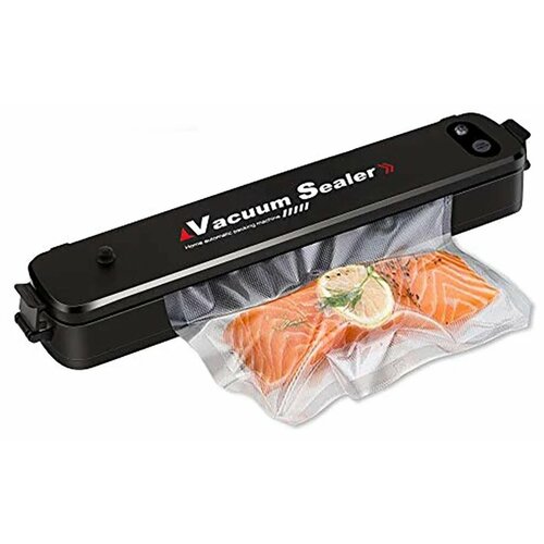 Вакуумный упаковщик WIEKK / Vacuum Sealer / Запайщик пакетов / Вакууматор для продуктов / Упаковщик пакетов