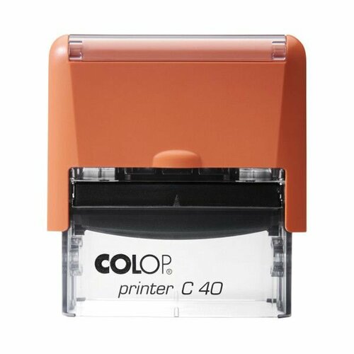 Colop Printer 40 Compact Автоматическая оснастка для штампа (штамп 59 х 23 мм.) , Оранжевый