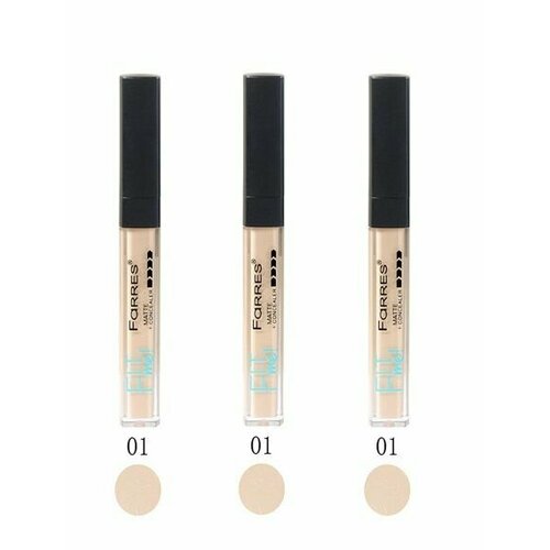 Farres cosmetics Консилер 4047-101 Fit Me, матирующий, водостойкий, кремово-розовый, 3 шт