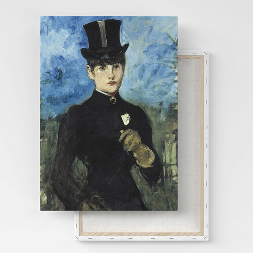 Картина на холсте, репродукция / Edouard Manet / Эдуард Мане - Всадница, 1882 / Размер 30 x 40 см