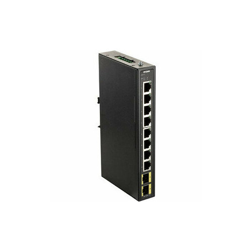 Коммутатор D-Link DIS-100G-10S DIS-100G-10S/A 8G 2SFP неупр