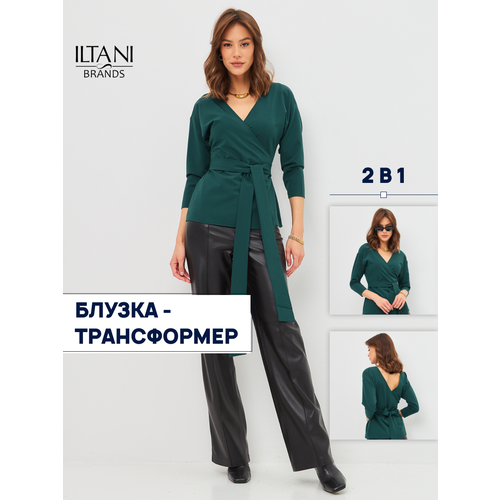 Блуза ILTANI, размер XS, зеленый