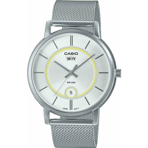 Наручные часы CASIO Collection MTP-B120M-7A, серебряный, мультиколор
