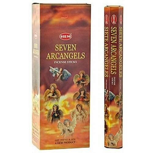 Hem Incense Sticks SEVEN ARCANGELS (Благовония семь архангелов, Хем), уп. 20 палочек.