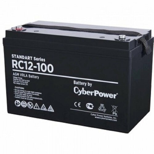 CyberPower батареи/комплектующие к ИБП CyberPower Аккумуляторная батарея RC 12-100 12V/100Ah