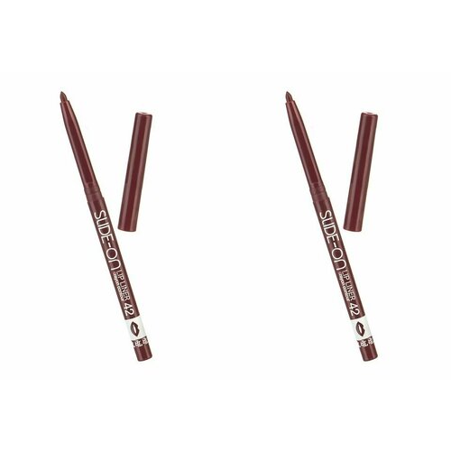 TF cosmetics Карандаш для губ Slide-On Lip Liner, тон 42 Сливовый, 7 г, 2 шт.