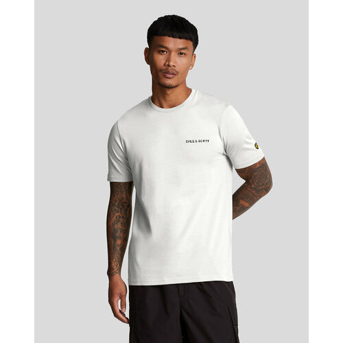 Футболка Lyle & Scott Embroidered T-Shirt, размер S, белый