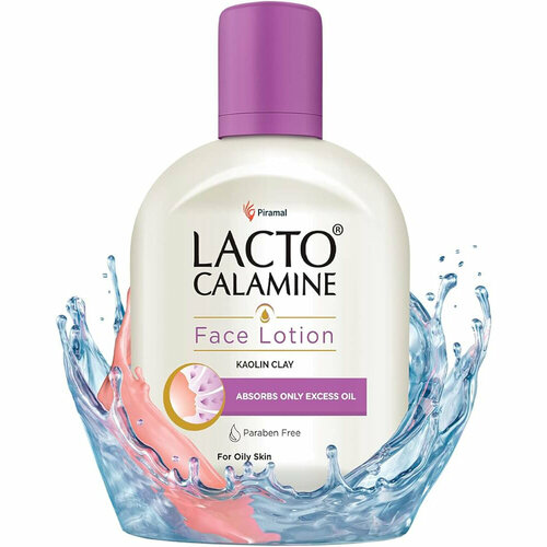 Face Lotion LACTO CALAMINE Kaolin clay, for Oily Skin, Piramal (Лосьон для проблемной кожи лакто каламин, для жирной кожи, Пирамал), 30 мл.