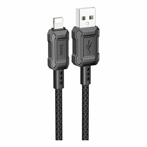 Кабель Hoco X94, Lightning - USB, 2.4 А, 1 м, передача данных, ПВХ, чёрный (комплект из 8 шт)