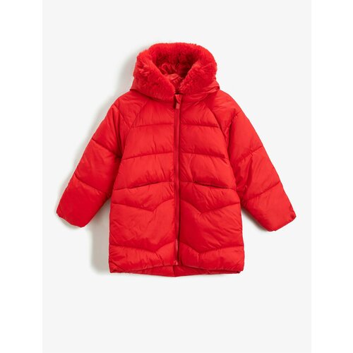 Джинсовая куртка KOTON, размер 5-6 лет, красный