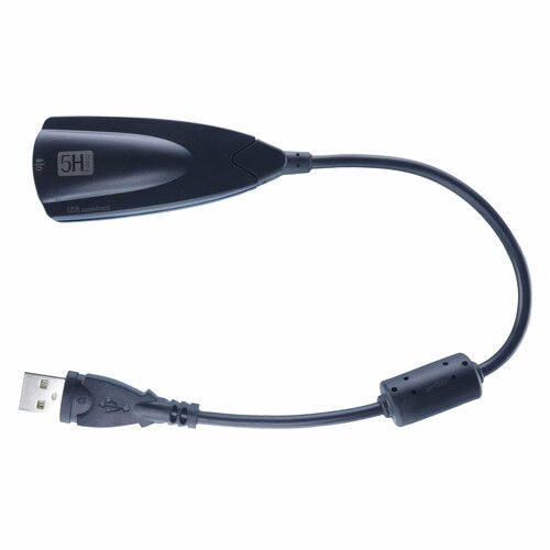 Внешняя звуковая карта 2.0 / 7.1 Channel Sound USB 2.0 jack 3.5мм Plug & Play Черный
