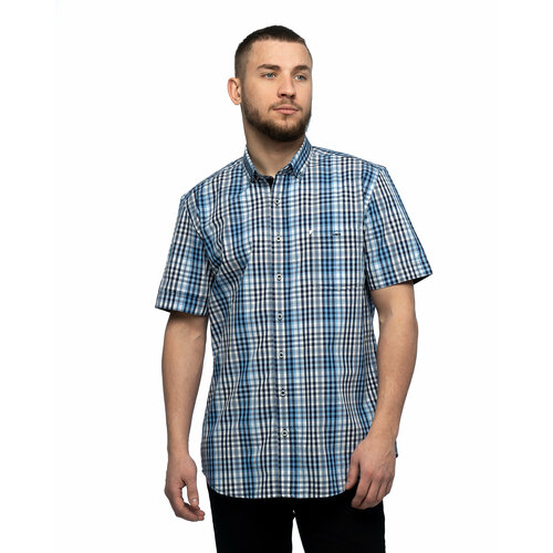 Рубашка Maestro, размер 48/M/41 ворот, синий