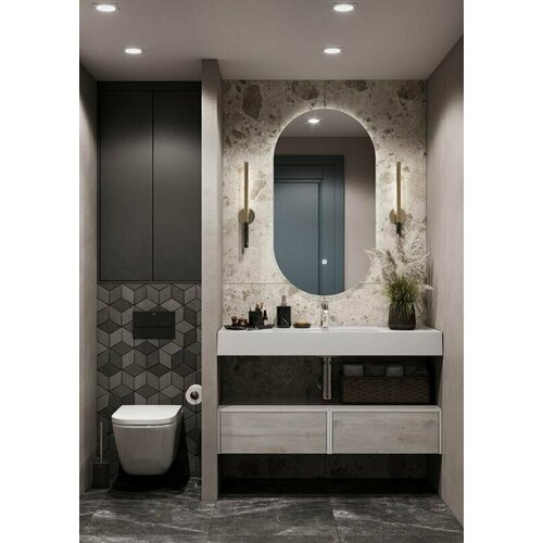 Зеркало OLV 150*70 для ванной с LED-подсветкой и антизапотеванием