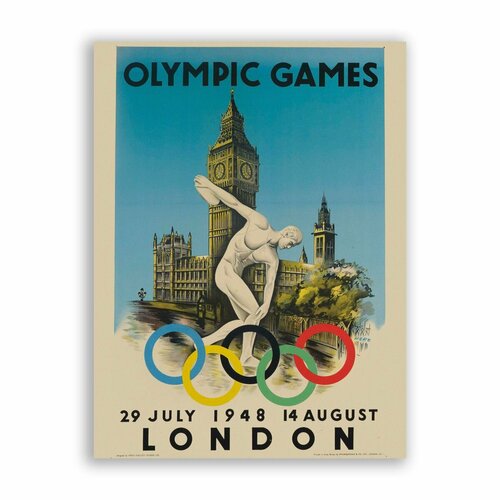 Картина на холсте, репродукция / Olympic Games London / Размер 60 x 80 см
