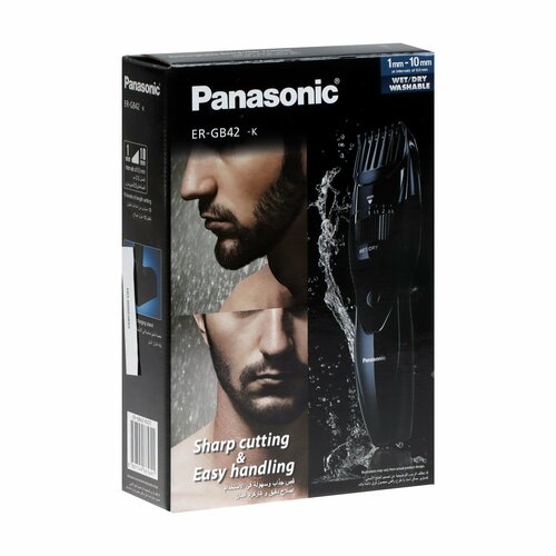 Триммер для волос PANASONIC ER-GB42-K451, 1-10 мм, АКБ 9821565
