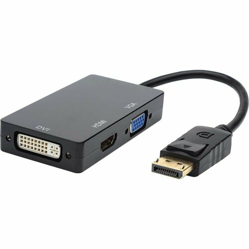 Переходник Atcom DisplayPort M/HDMI+VGA+DVI (AT6854)