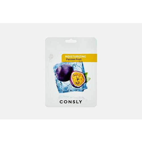 Увлажняющая тканевая маска с экстрактом маракуйи CONSLY Passion Fruit Moisturizing Mask Pack 1 шт