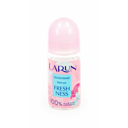 Дезодорант женский Larun / Ларун Freshness ролик 70мл / защита от пота и запаха