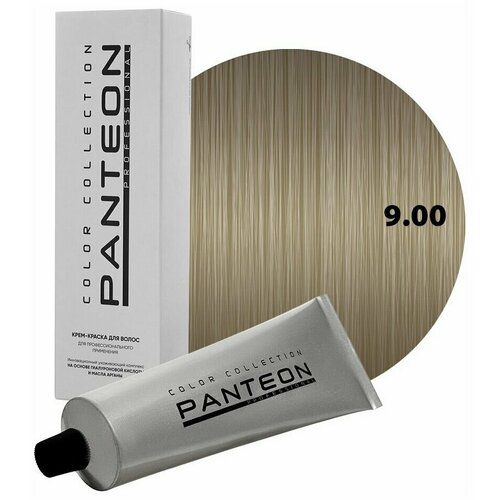 Panteon Color Collection Стойкая крем-краска для волос для профессионального применения, 9.00, Светлый блондин экстра