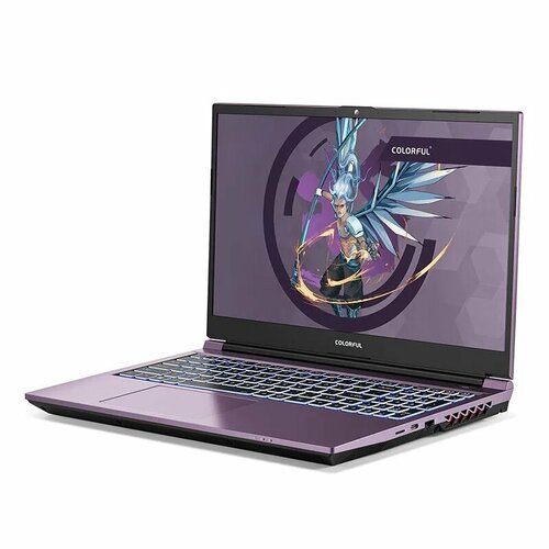 Игровой ноутбук топ-производительности Colorful X15AT24- 15.6", 165Hz QHD, IPS/i9-13900HX/RTX4060L/32G DDR5/1Т SSD/фиолетовый, богатый комплект аксессуаров