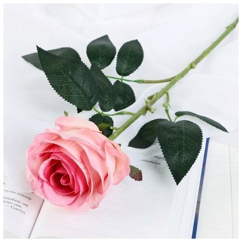 Poetry in flowers Цветок искусственный "Роза Летисия" 7х64 см, розовый микс