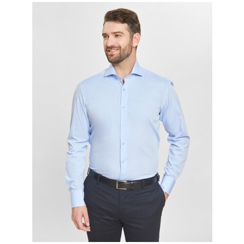 Рубашка KANZLER, размер 38, голубой