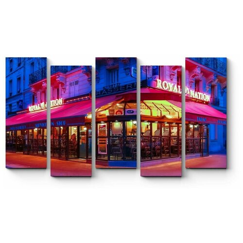 Модульная картина Традиционное французское кафе200x116
